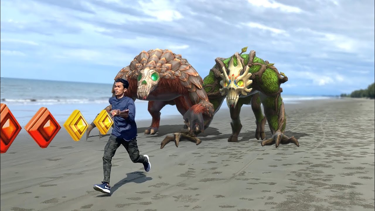 Temple run blazing sands and lost jungle in real life | duo TEMPLE RUN ...