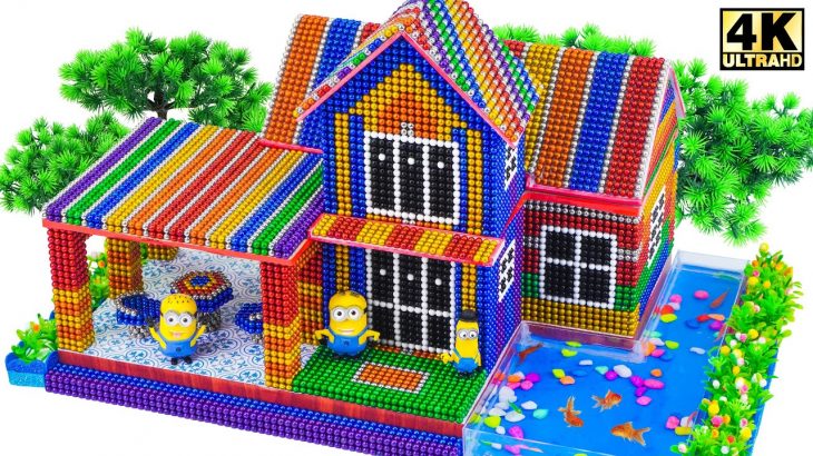 Diy Build Water Slide Down Underground House Round Swimming Pool On